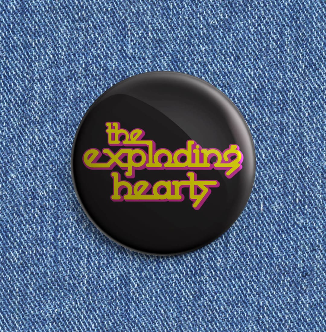 The Exploding Hearts Button - Etsy