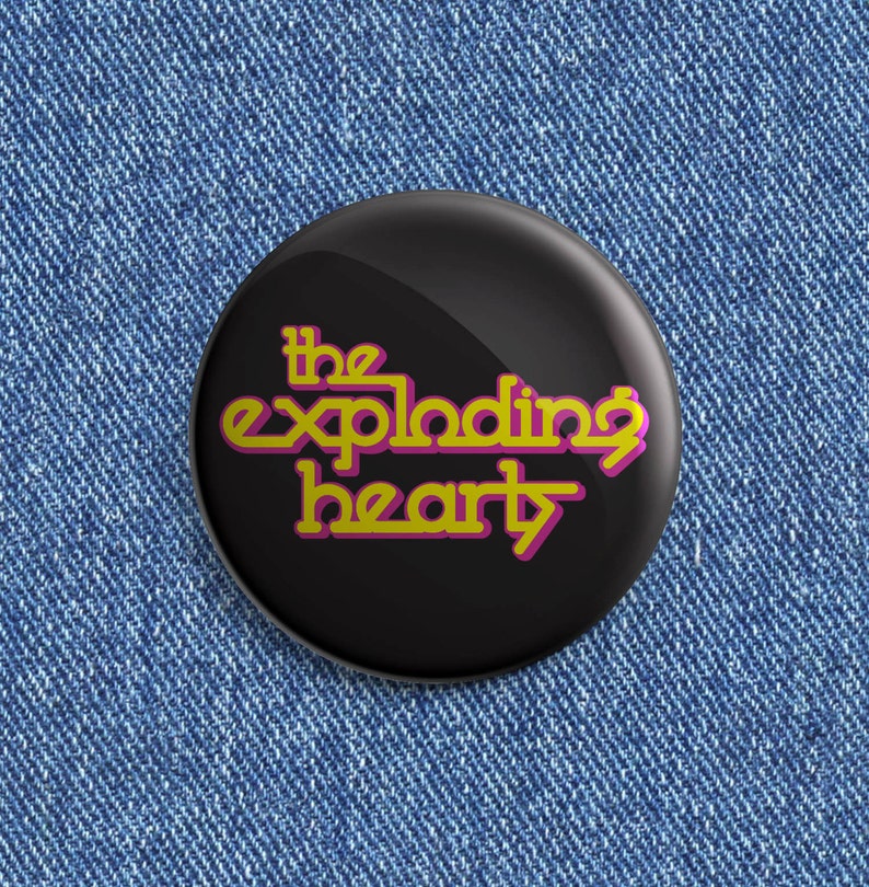 The Exploding Hearts Button - Etsy
