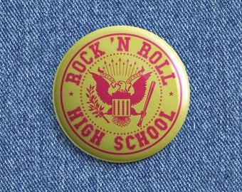 Rock N Roll Button - Etsy