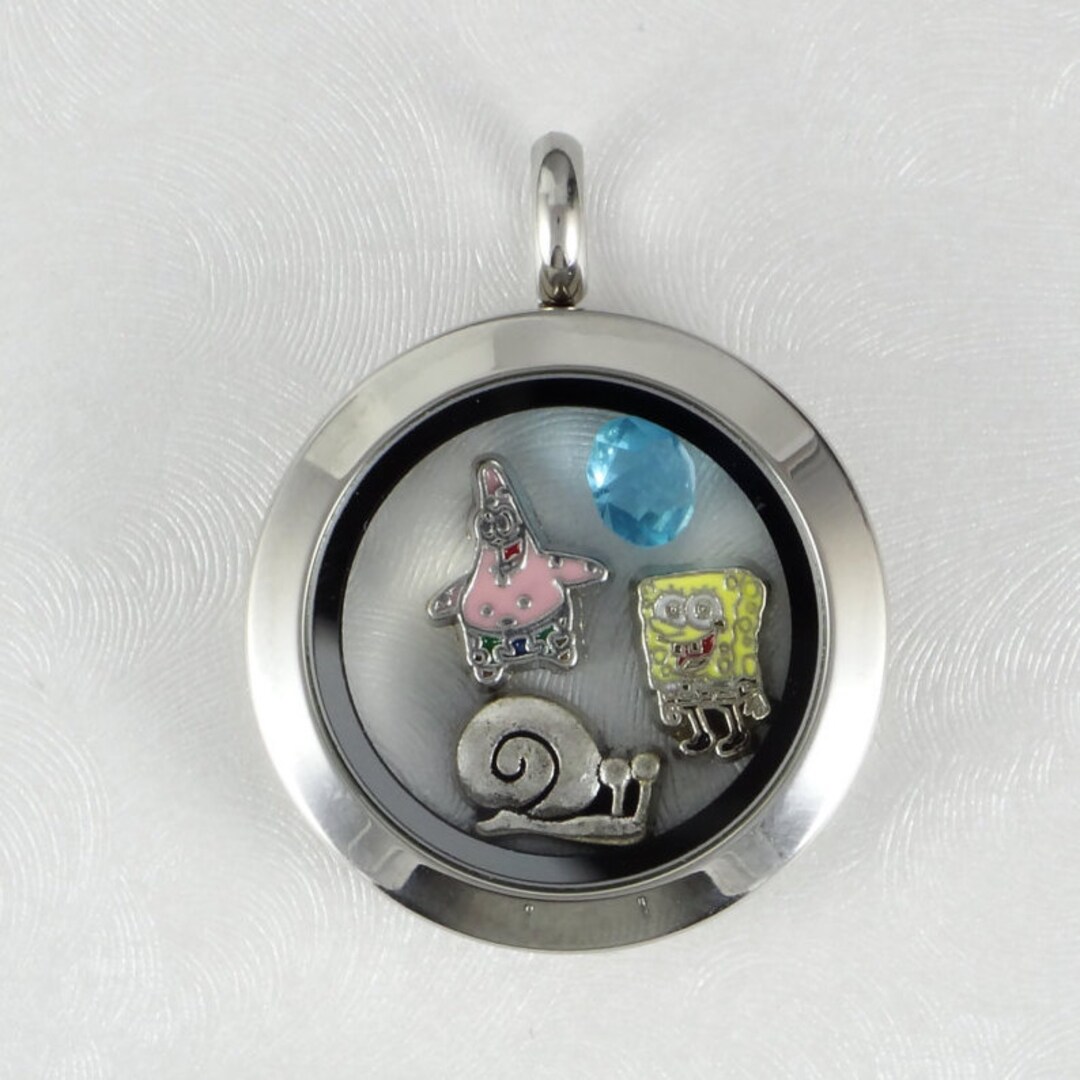 I Love Spongebob Floating Charm Locket Necklace or Pick 3 Charms - Etsy
