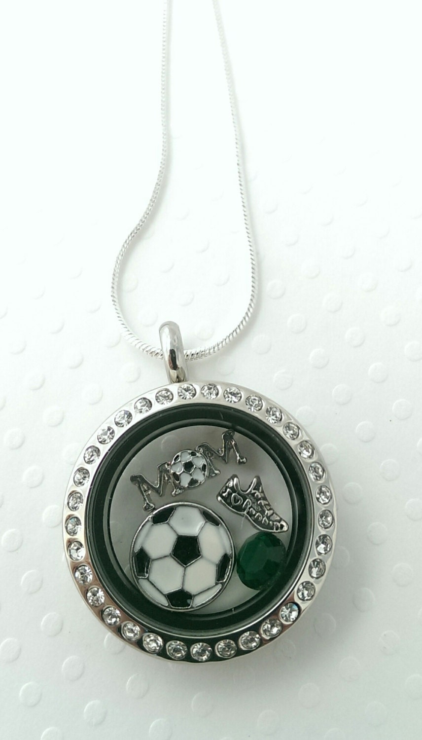 Soccer Mom Floating Charm Locket Necklace or Pick 3 Charms - Etsy