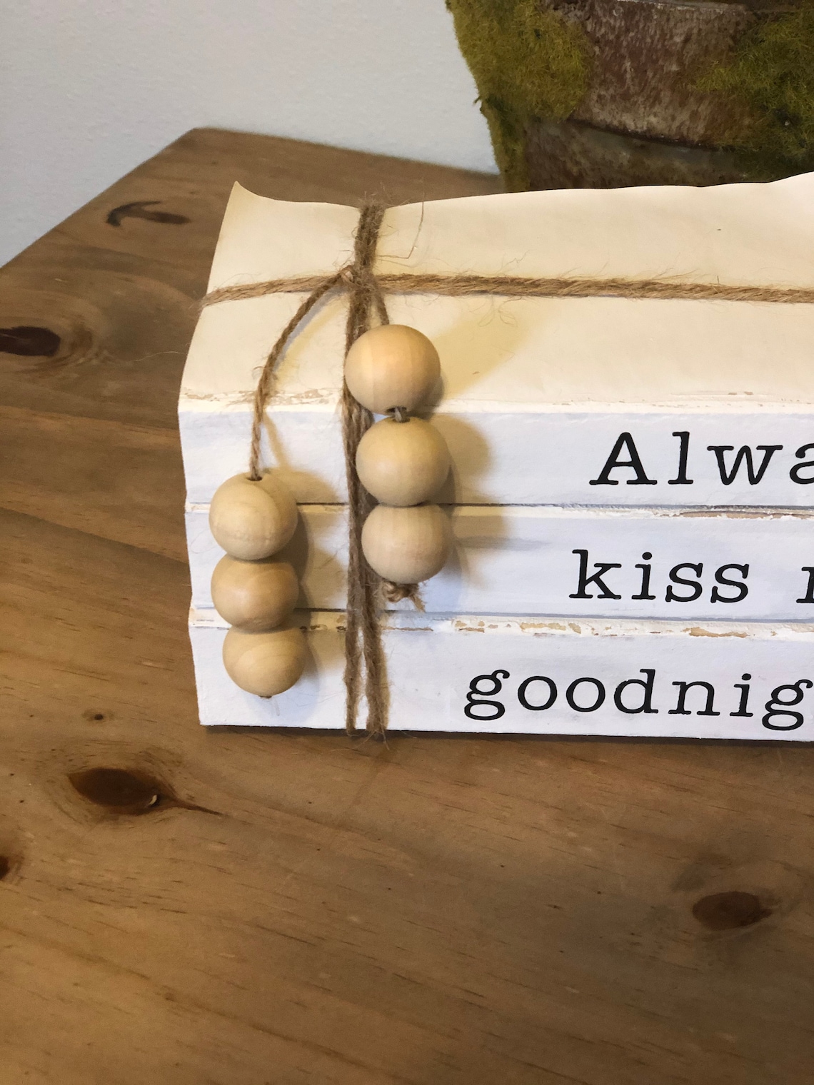 Stamped Books / Personalized Books / Stacked Books / Book - Etsy