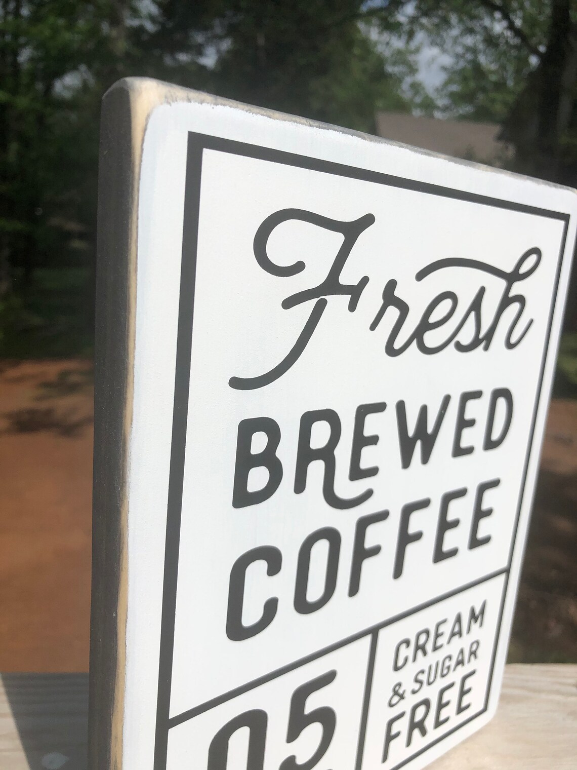 Fresh Brewed Coffee / Wooden Sign / Brewed Coffee / Coffee / - Etsy