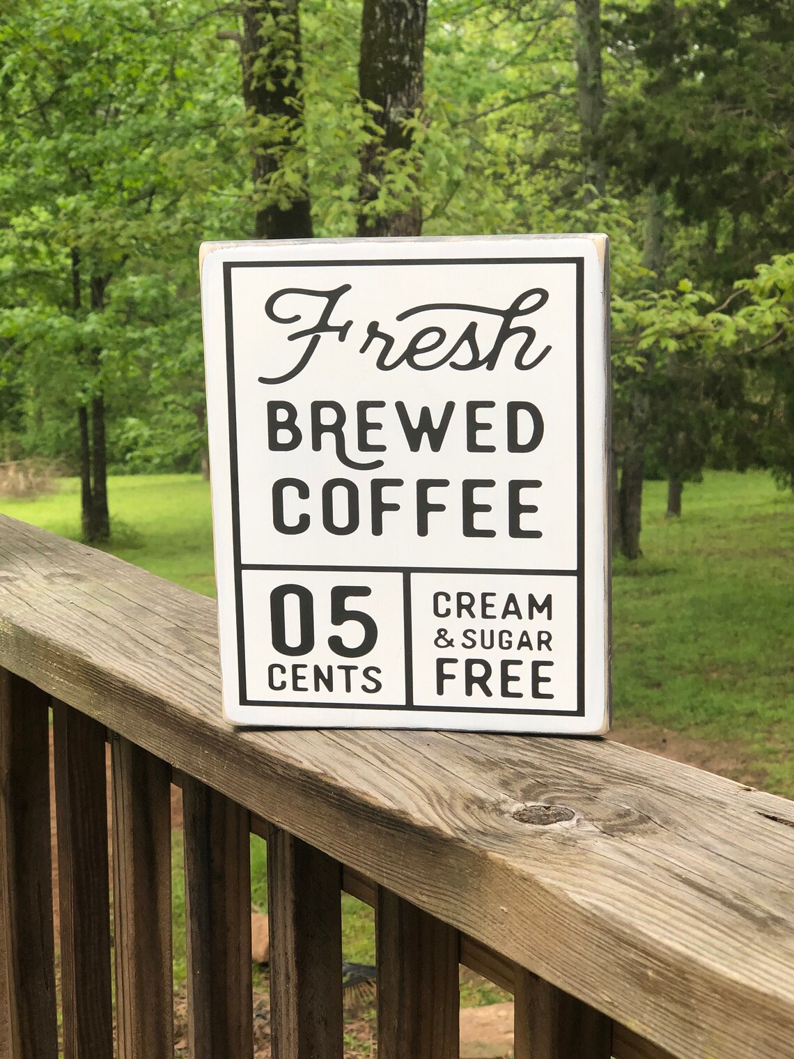 Fresh Brewed Coffee / Wooden Sign / Brewed Coffee / Coffee / - Etsy