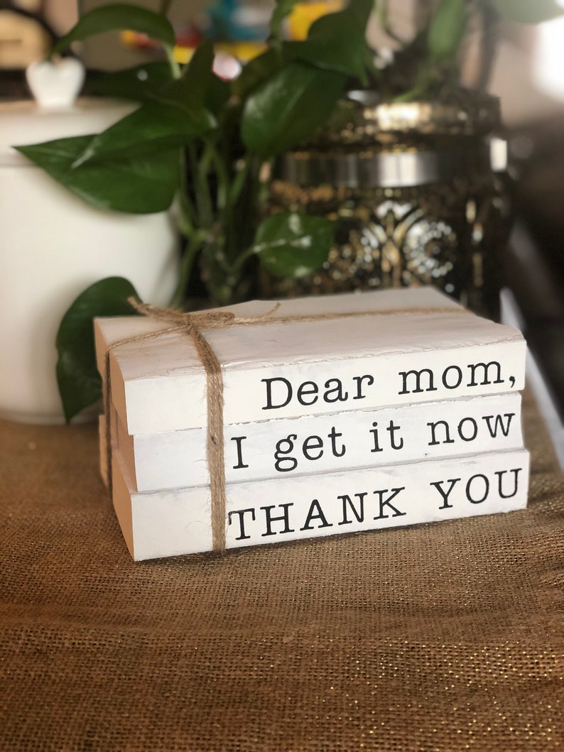 Dear Mom / Mother's Day Gift / Stamped Books / Personalized Books ...