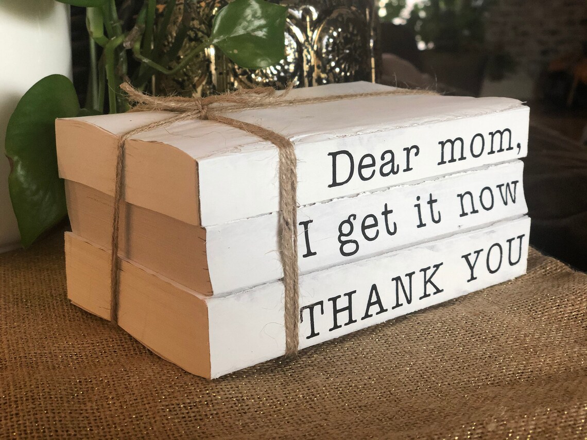 Dear Mom / Mother's Day Gift / Stamped Books / Personalized Books ...