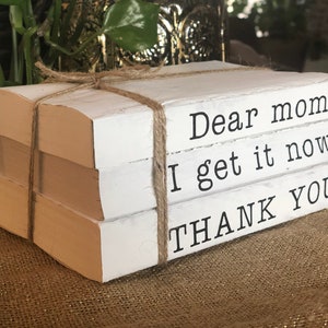 Dear Mom / Mother's Day Gift / Stamped Books / Personalized Books ...