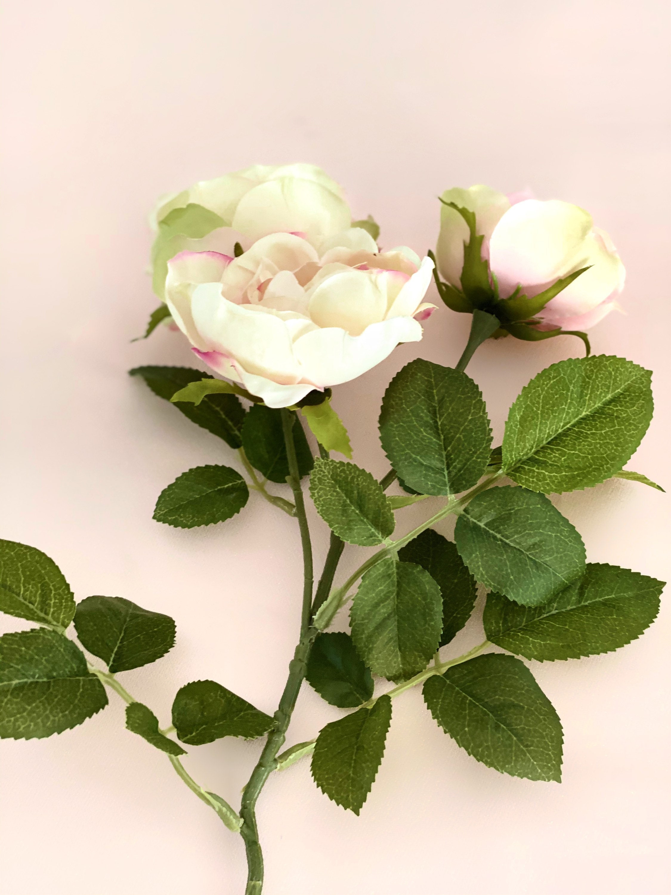 Artificial Rose Fake Wedding Flowers Fake Rose Blush Rose | Etsy