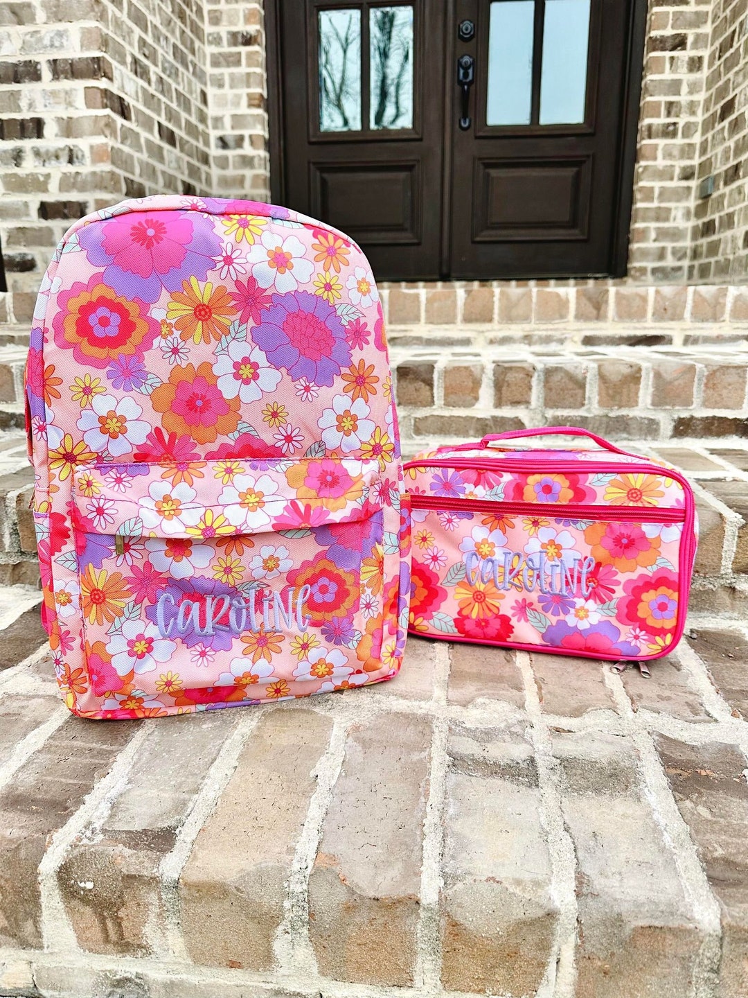 Jane Marie Flower Power Jane Marie Personalized Backpack- Personalized ...