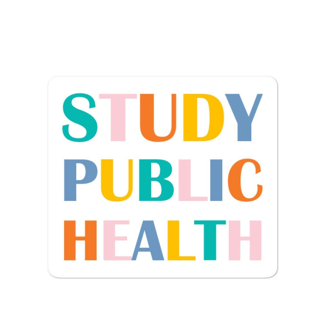 Public Health Sticker Study Public Health Clinical - Etsy
