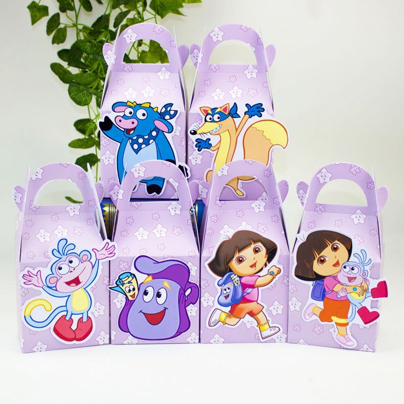 Dora The Explorer Favor Box Candy Box Gift Box Cupcake Box Boy | Etsy