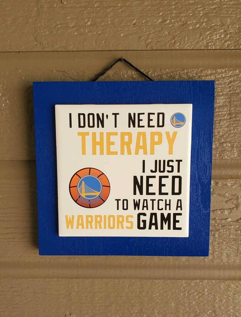 Golden State Warriors Decor Warriors Ceramic Tile Sign | Etsy