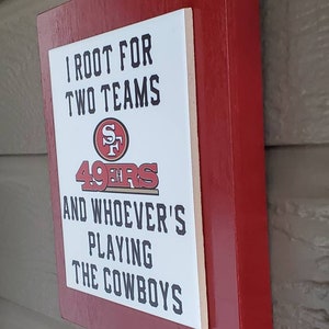 San Francisco 49er Decor| SF 49er Ceramic Tile Sign | Father's Day Gift ...