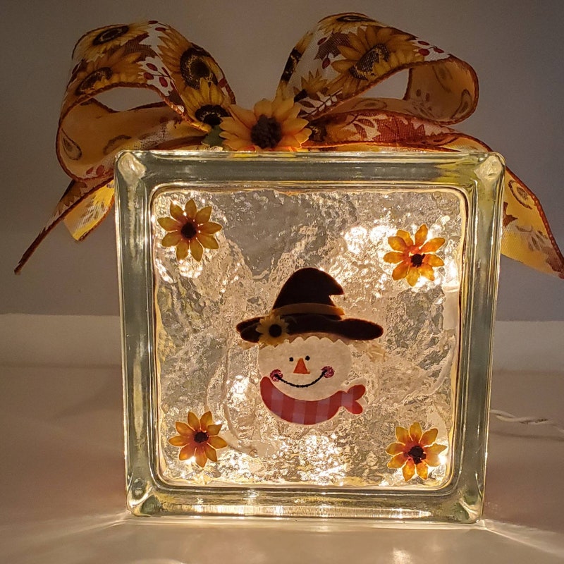 Lighted Glass Block - Etsy