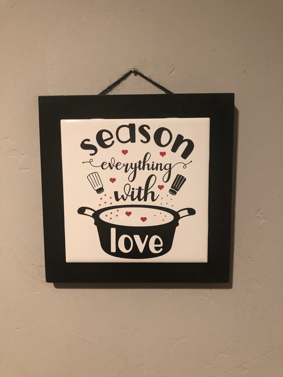 Kitchen Decor | Ceramic Tile Sign - Etsy