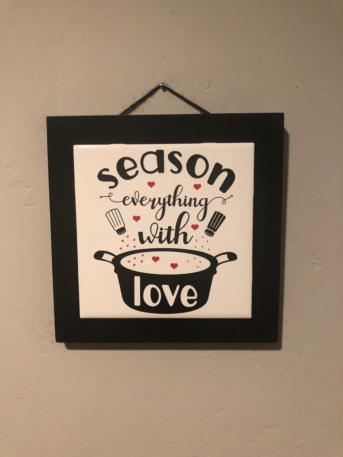 Kitchen Decor Ceramic Tile Sign - Etsy