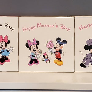 Disney Holiday Decor | Ceramic Tile Sign Set - Etsy