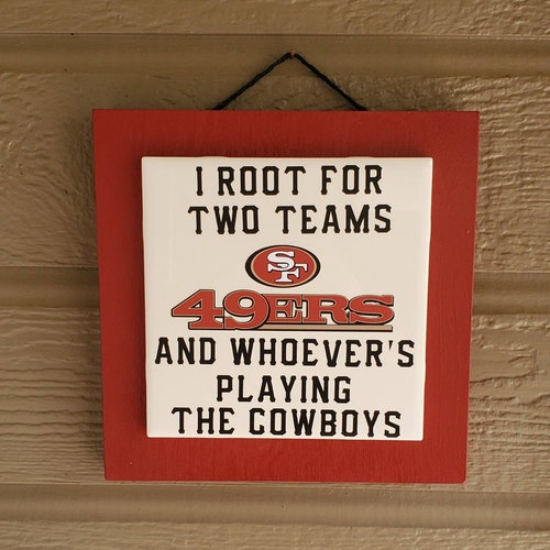 San Francisco 49er Decor SF 49er Ceramic Tile Sign - Etsy