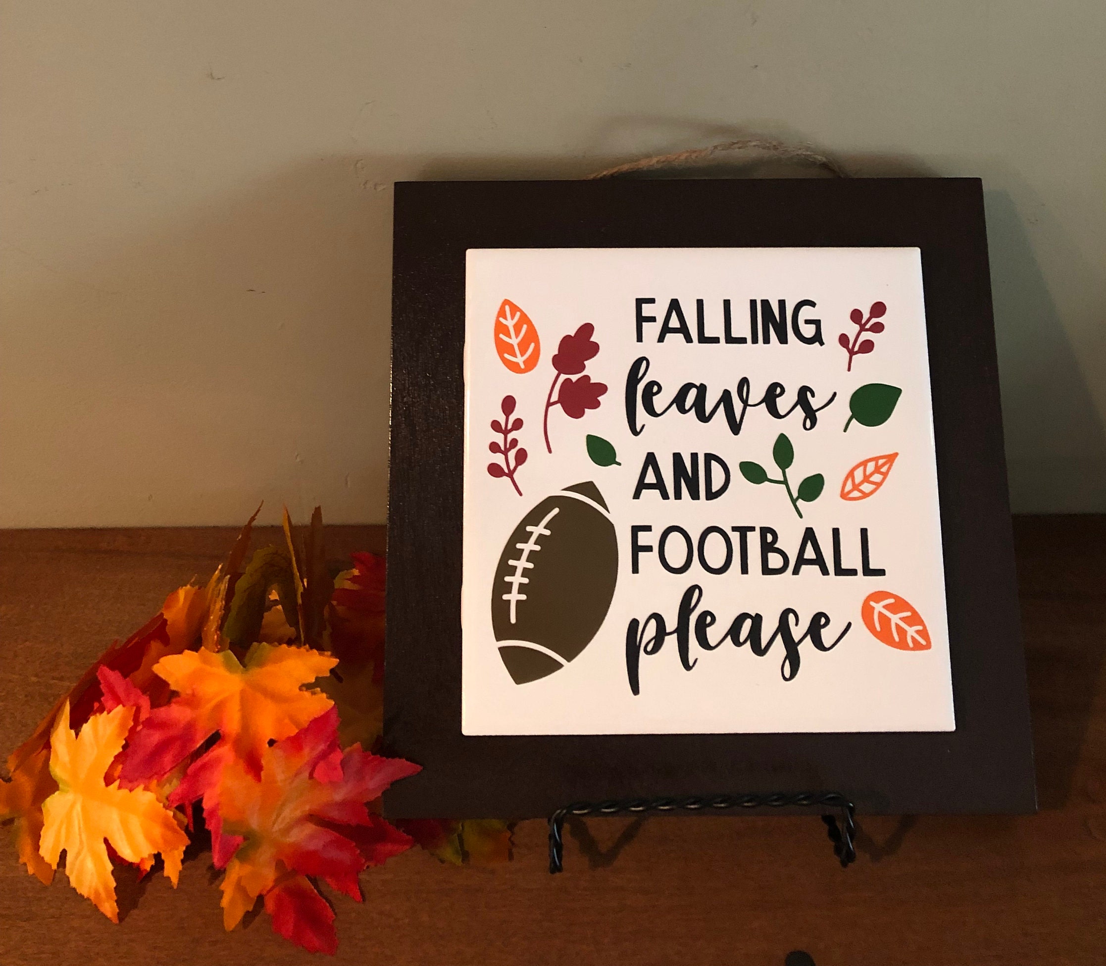 Fall Decor Ceramic Tile Sign | Etsy