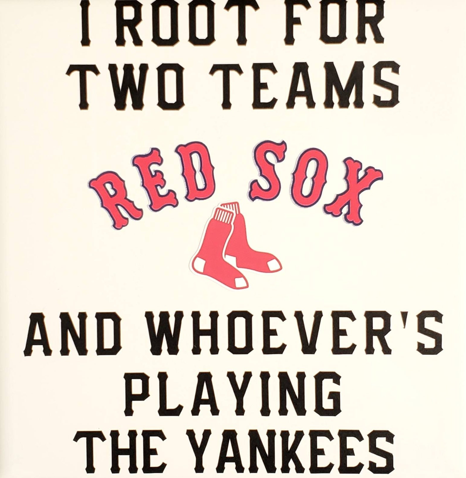 Boston Red Sox Ceramic Tile Sign | Funny Baseball Decor - Etsy