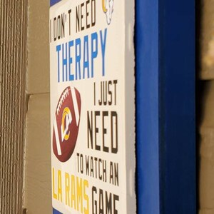 Los Angeles Rams Decor | Rams Ceramic Tile Sign | Father's Day Gift - Etsy