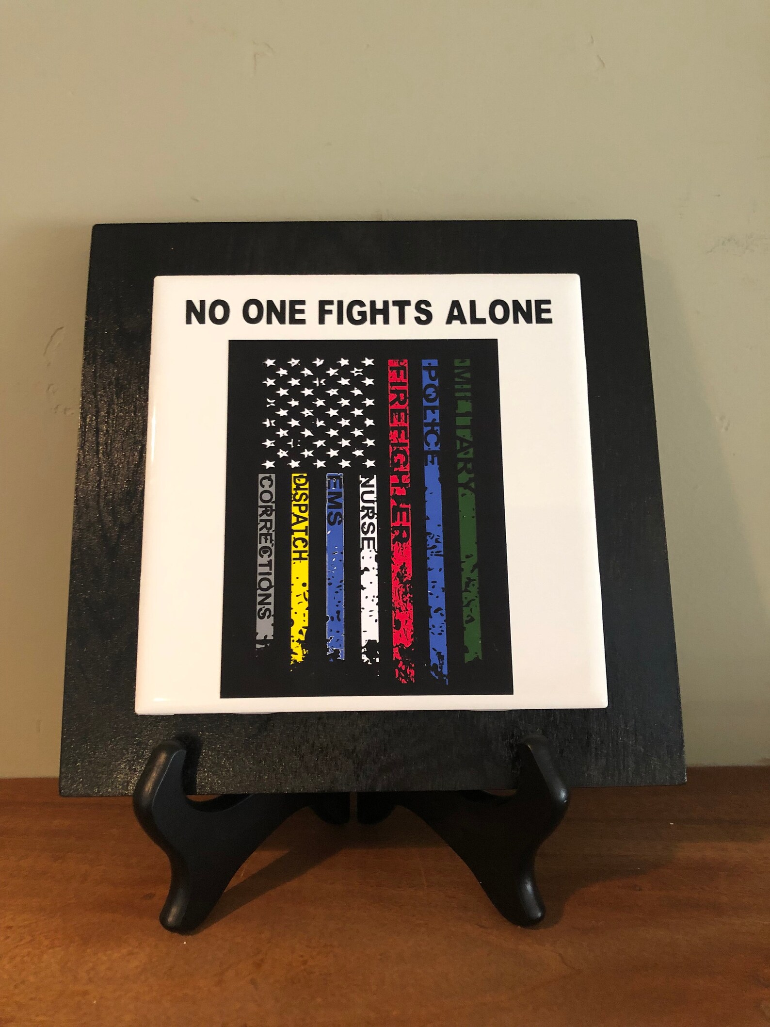 First Responders Decor | Ceramic Tile Sign - Etsy