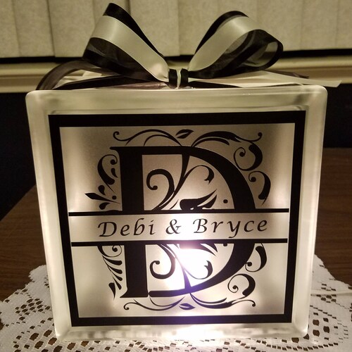 Personalized Glass Bank Personalized Glass Block Money Bank | Etsy