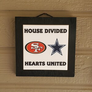 San Francisco 49er Decor| SF 49er Ceramic Tile Sign | Father's Day Gift ...