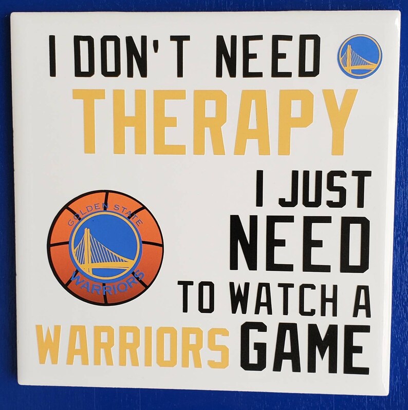 Golden State Warriors Decor Warriors Ceramic Tile Sign | Etsy