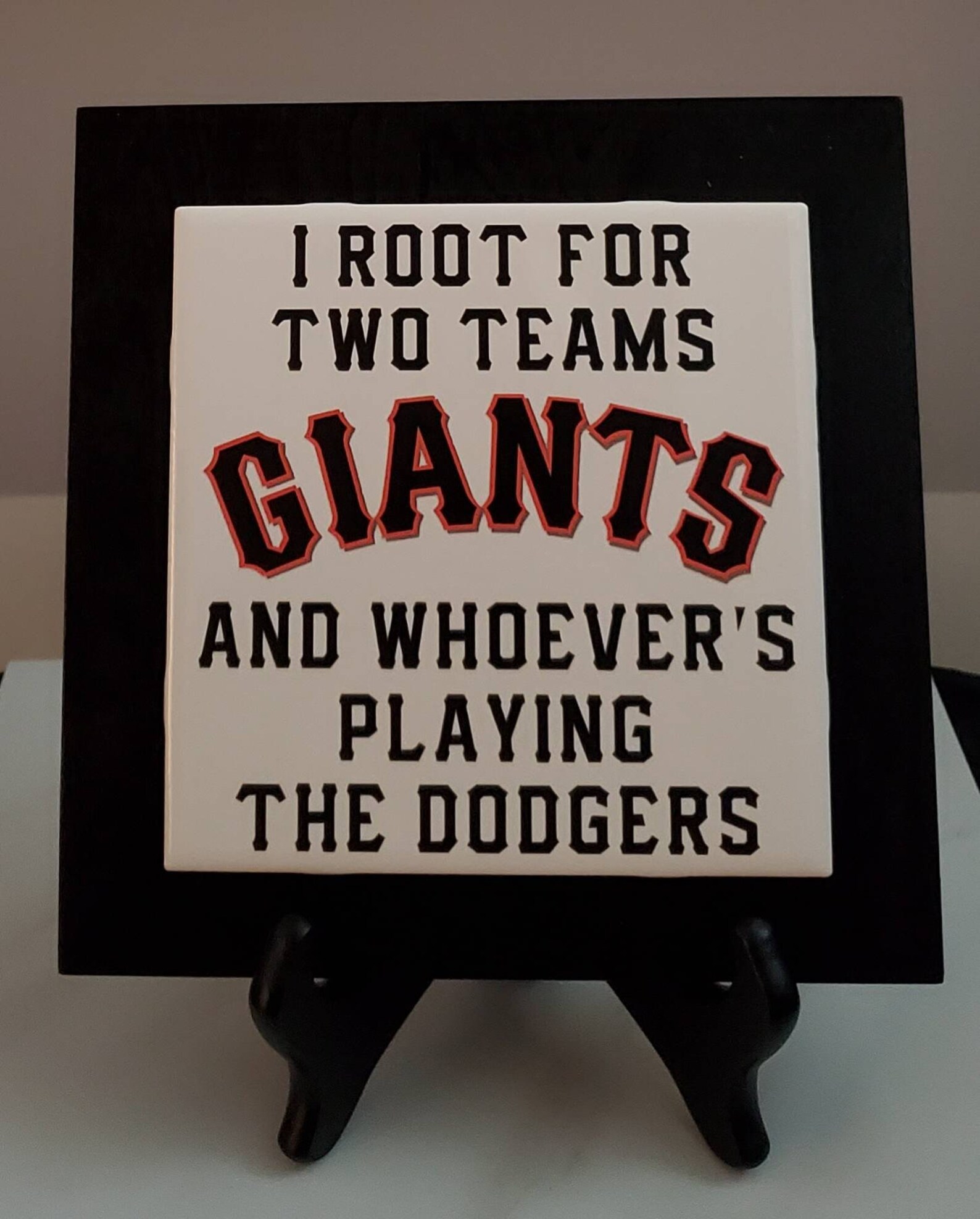 San Francisco Giants Decor | SF Giants Ceramic Tile Sign, Father's Day ...