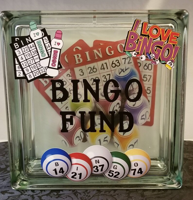 BINGO Glass Bank - Retirement Gift - Etsy