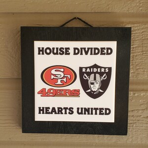 San Francisco 49er Decor| SF 49er Ceramic Tile Sign | Father's Day Gift ...