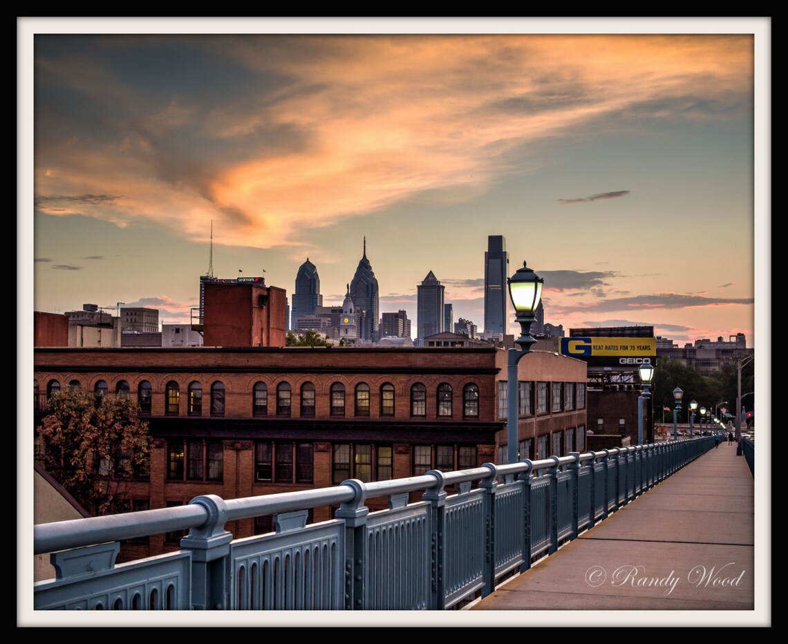 Warm Sunset in Philly - Philadelphia Photography - Fine Wall Art ...