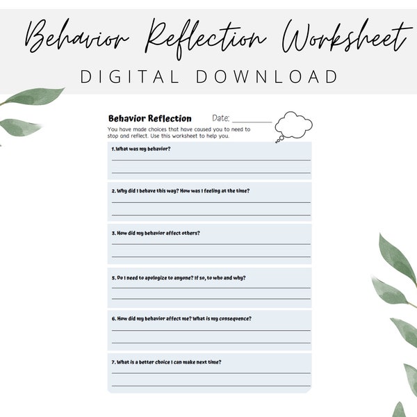 Behavior Chart - Etsy