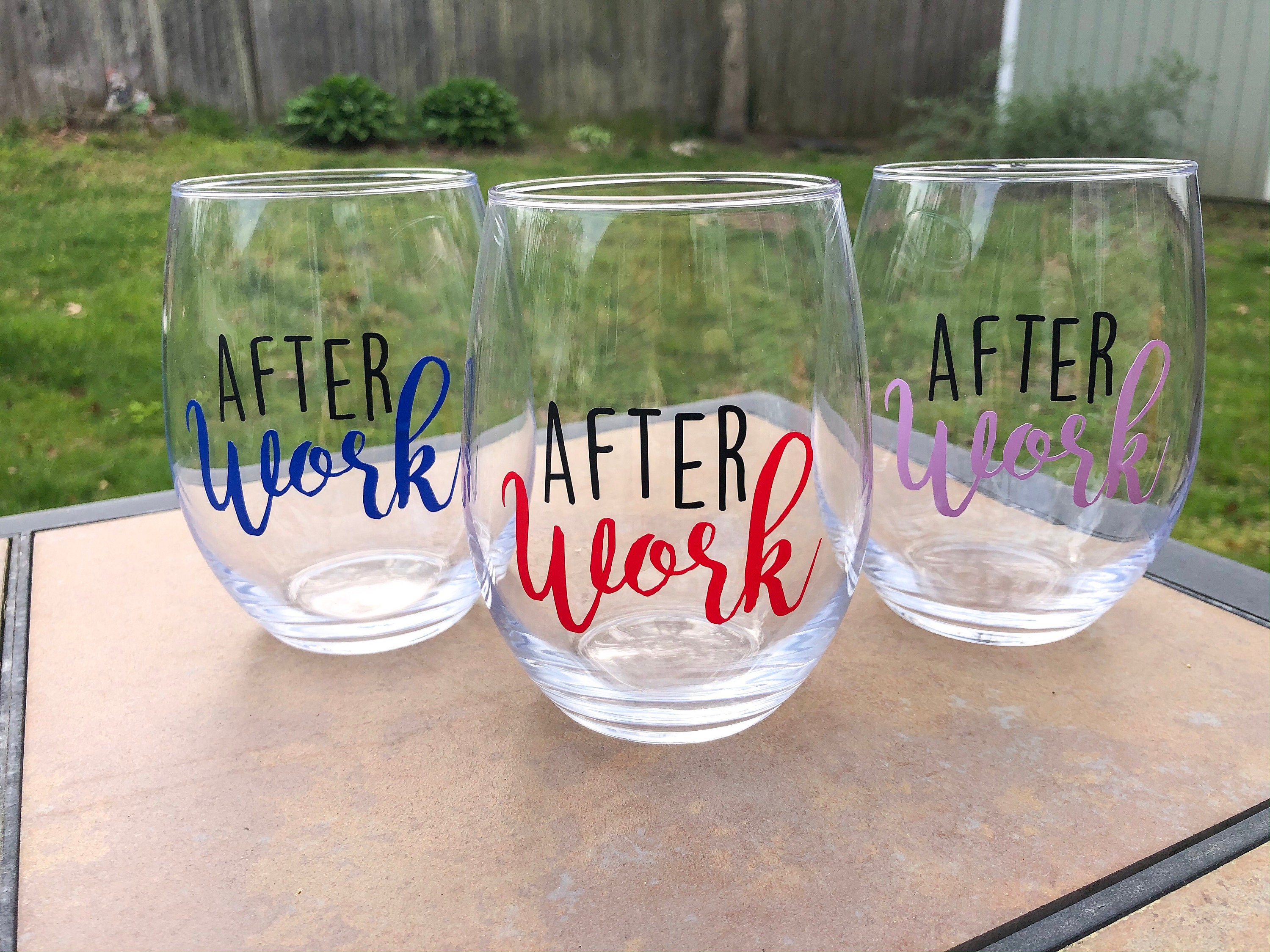 Before Work/after Work Drink Gift Set - Etsy