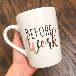 Before Work/after Work Drink Gift Set - Etsy