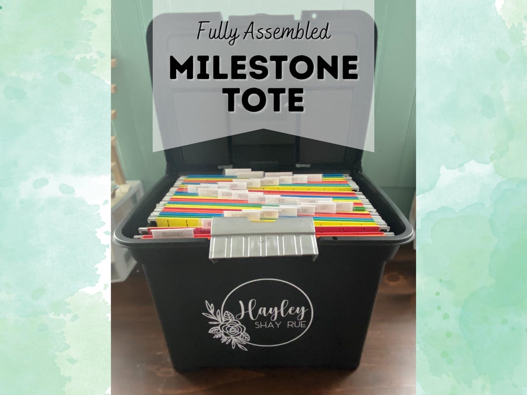 Children's Milestone Box Fully Assembled | Kids Memory Milestone Box ...