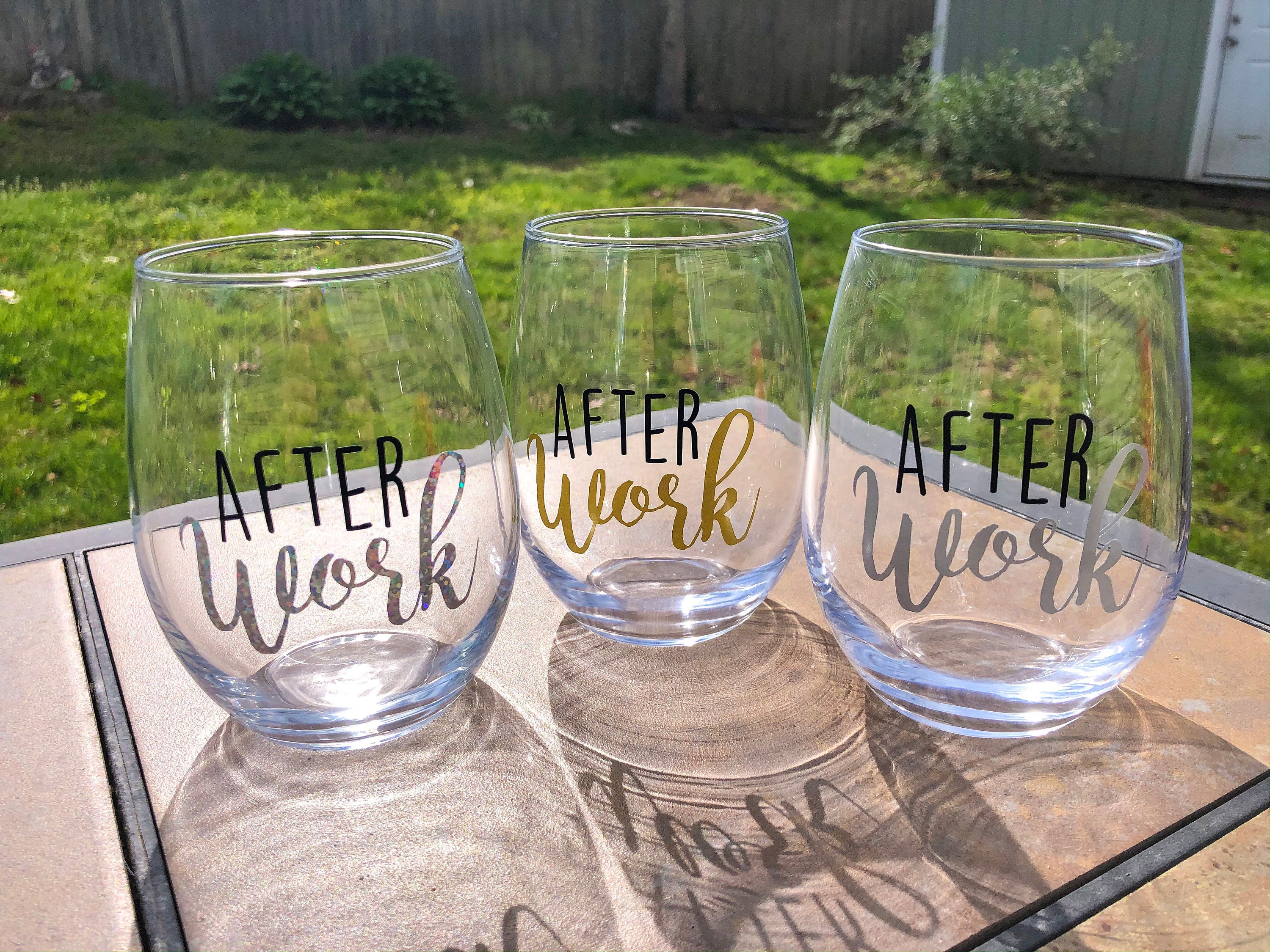 Before Work/after Work Drink Gift Set - Etsy