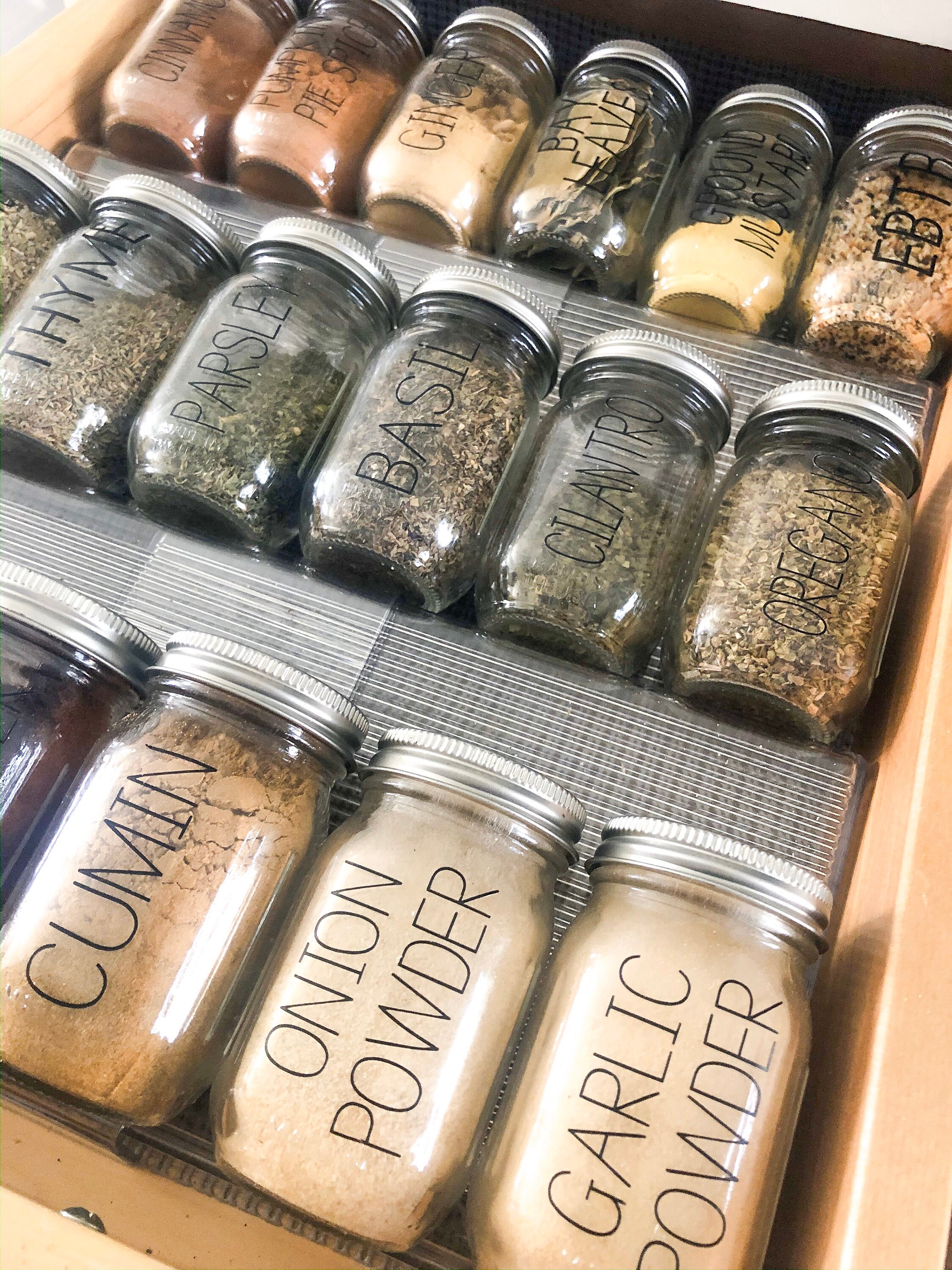 Custom Spice Decals - Etsy