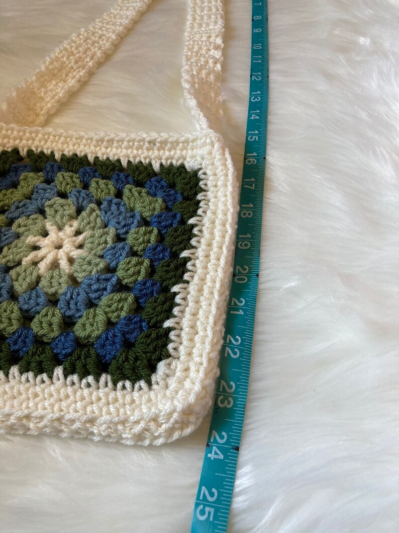 Small Crochet Bag Granny Square Bag Crochet Purse Crochet | Etsy