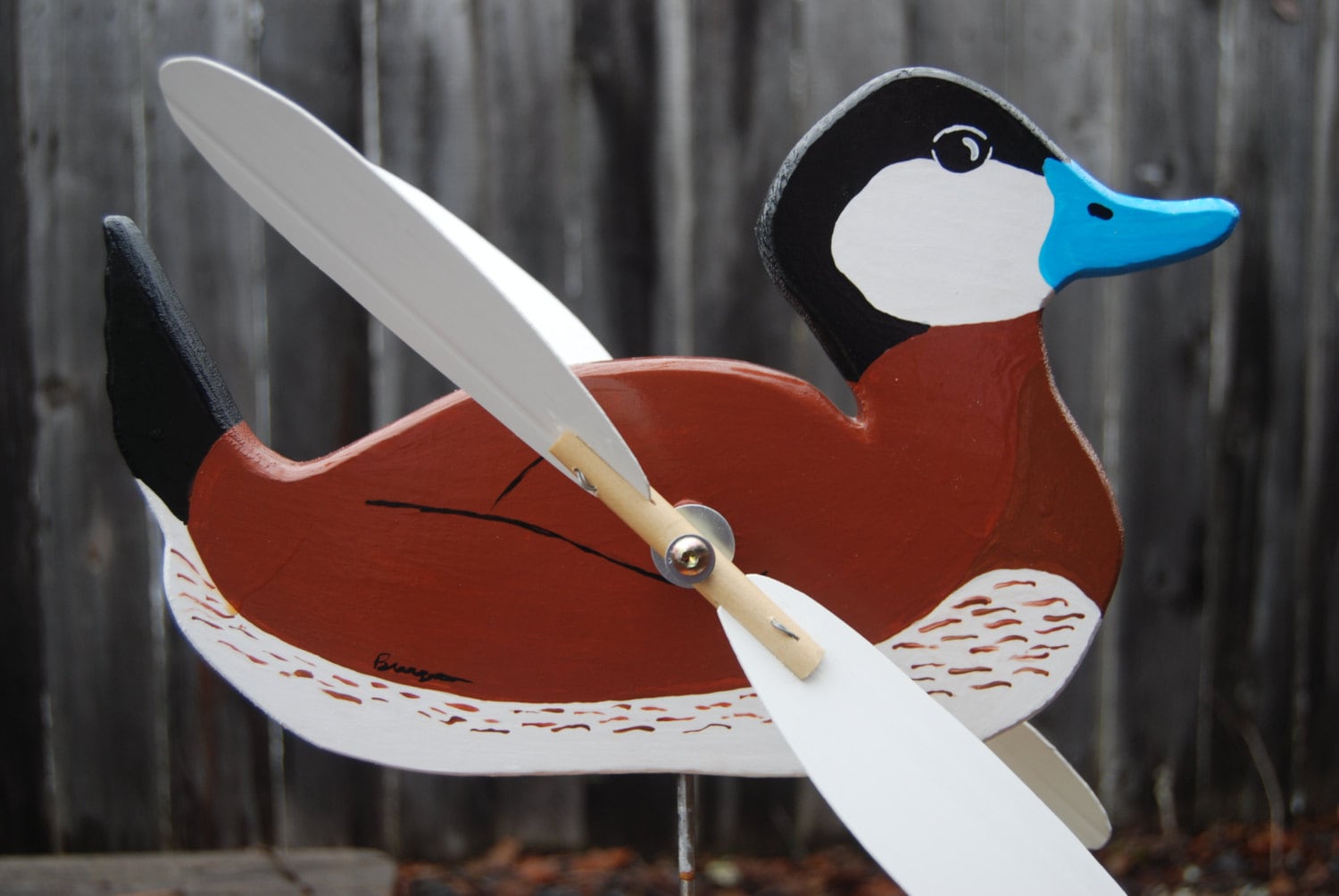 Ruddy Duck Whirligig - Etsy