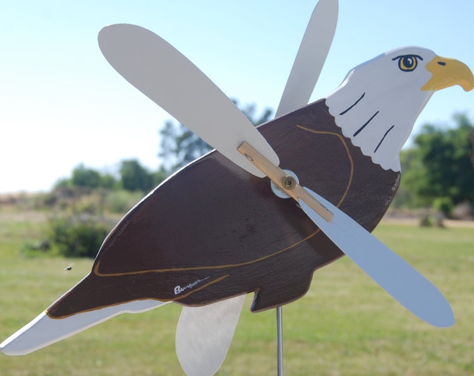 Bald Eagle Whirligig - Etsy