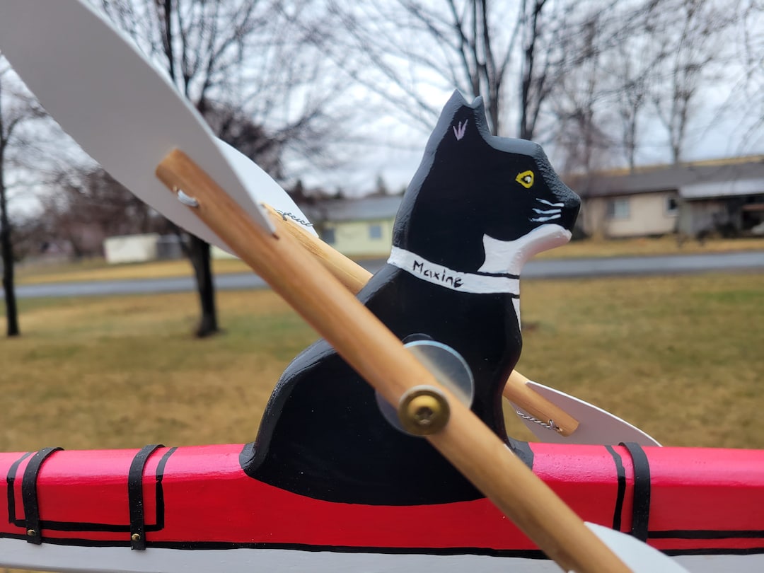 Cat Kayak Whirligig - Etsy