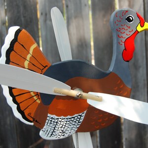 Turkey Whirligig - Whether as a Centerpiece on Your Table or Flying ...