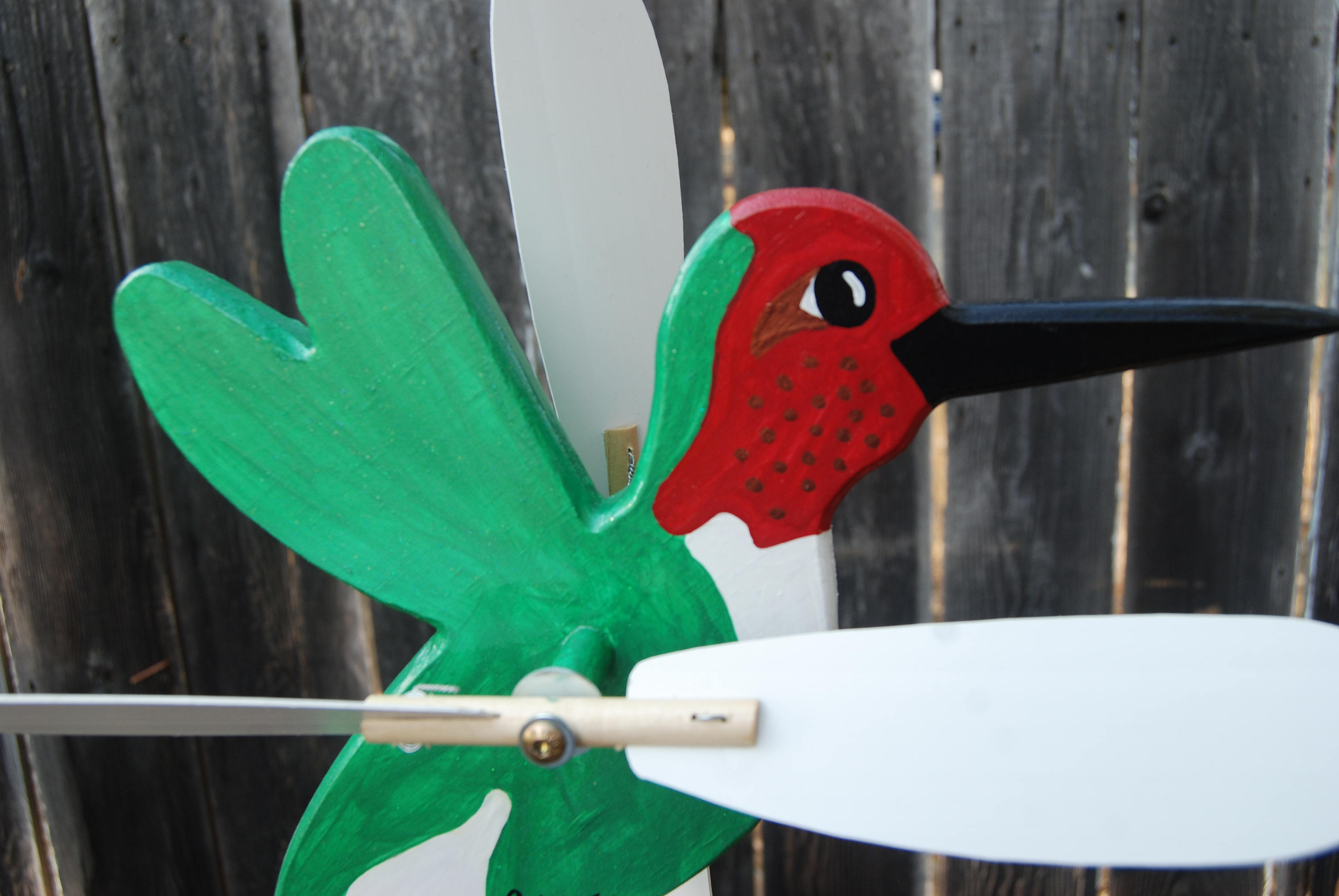 Hummingbird Whirligig This beloved garden bird is over-sized | Etsy