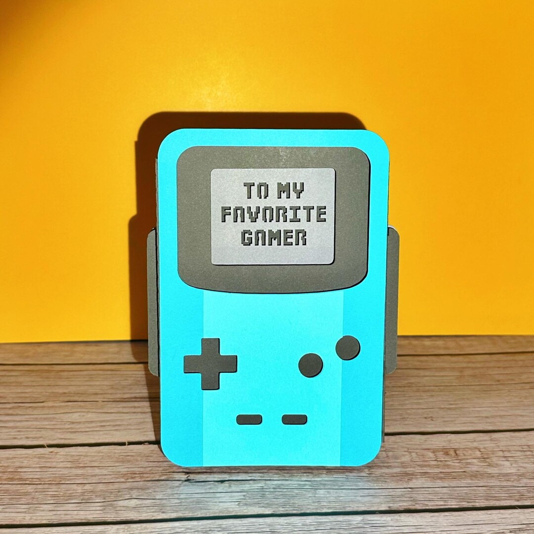 Retro Video Game Pop up Card - Etsy