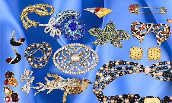 Jewelry Mystery Box Personally Curated Vintage XS-XL … - Gem Jewelry Mystery Box Personally Curated Vintage XS-XL … - Gem