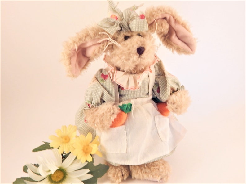 Bunny Rabbit Stuffed Animal Beige 12 Spring Garden | Etsy