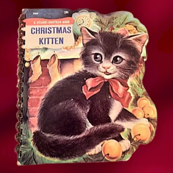 Christmas Kitten - Etsy