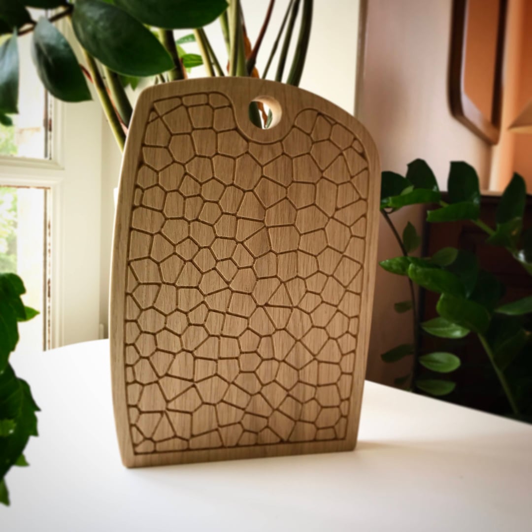 Cutting Board Oak / Design Cutting Board / Modern Cutting Board / Oak ...